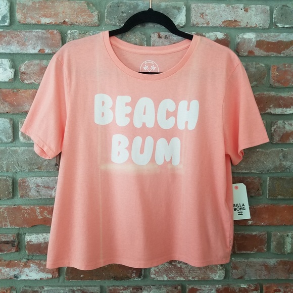 Billabong | Tops | Billabong Beach Bum Crop Tshirt Top | Poshmark